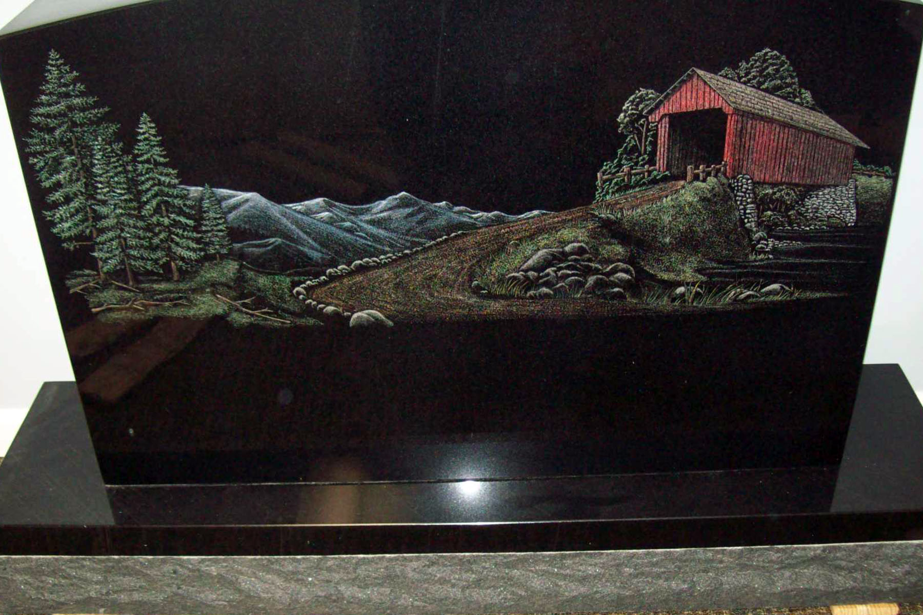 Delphos Granite Works - Diamond Etching