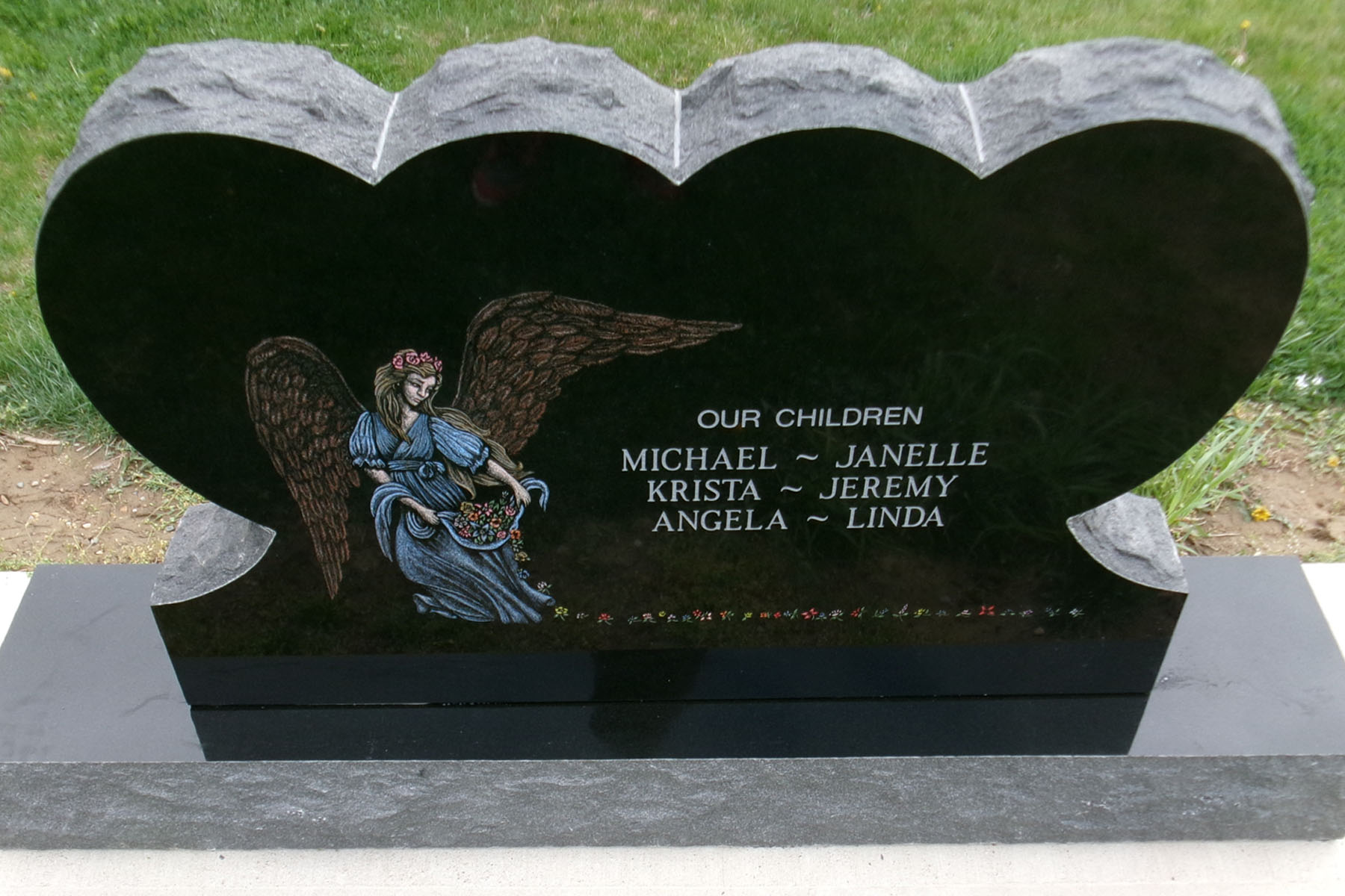 Delphos Granite Works - Diamond Etching