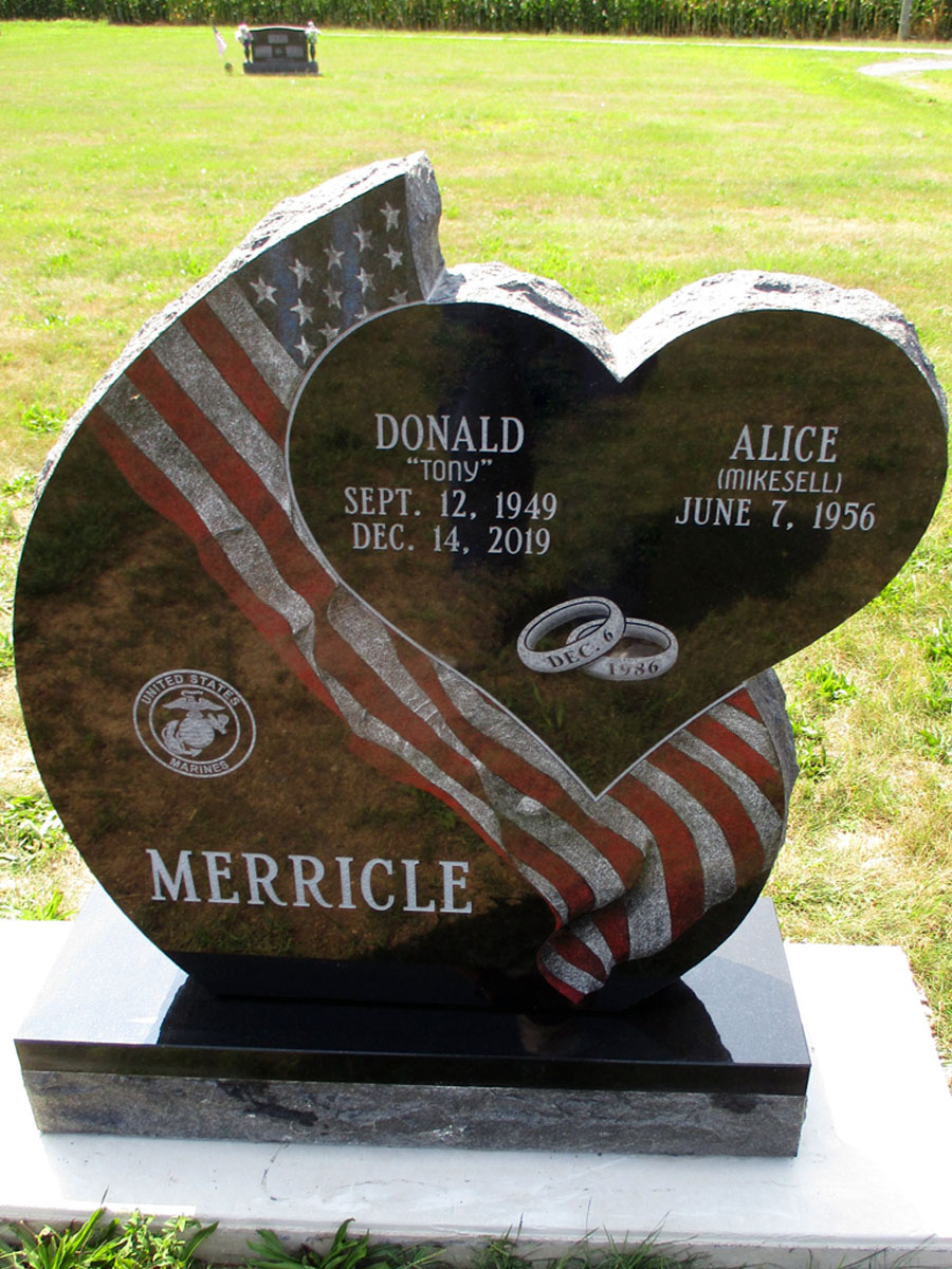 Delphos Granite Works - Diamond Etching