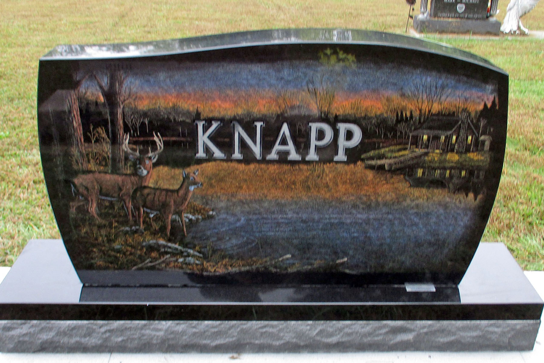 Delphos Granite Works - Diamond Etching